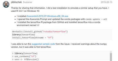 Error Installation Of TensorFlow Not Found In RStudio General Posit Community