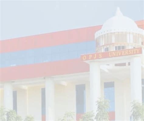 Admission Open At Opjs University Artofit