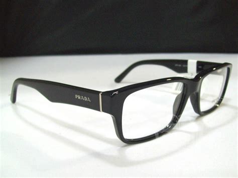 Prada Pr 16mv Mens Black Designer Eyeglass Frames Ebay