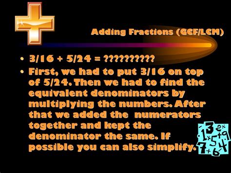 Ppt Adding And Subtracting Fractions Gcf Lcm Powerpoint Presentation Id 3303770