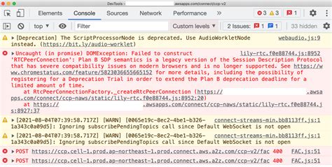 Not Working Amazon Connect Streams In Chrome Need To Change SdpSemantics Plan Issue