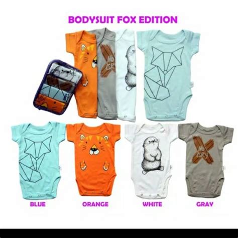 Jual Kazel Bodysuit Fox 4pcs Shopee Indonesia