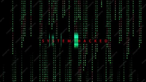 Premium Photo 3d Programming Code Abstract Technology Background Hacked Text With Matrix Style