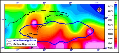 Cpd Map Of The Study Region Produced From Power Spectrum Computations