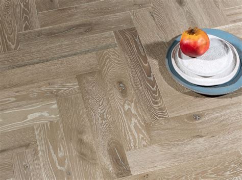 Английская елка трехслойная инженерная доска Coswick Дуб Серый кашемир арт 1168 4251