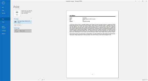 How To Print An Email In Outlook Com Outlook And Outlook App
