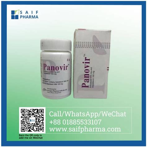 Panovir 400 100 Mg Sofosbuvir And Velpatasvir