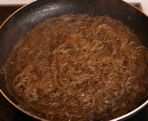 잡채 재료 푸짐한 돼지고기 잡채 만드는법 미상유