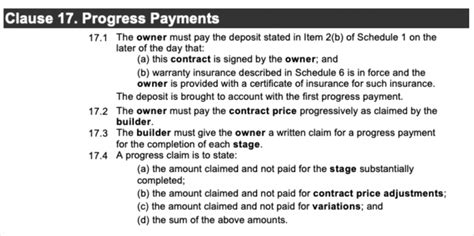 Homeowners Guide To Hia Progress Payment Schedule