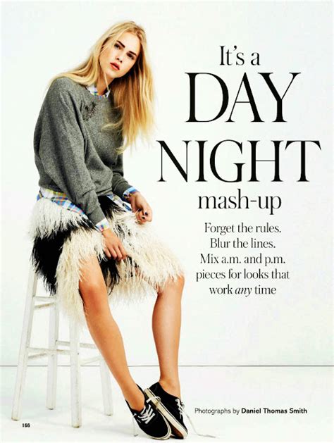 Line Brems By Daniel Thomas Smith Magazine Photoshoot For Glamour Uk Magazine January 2014