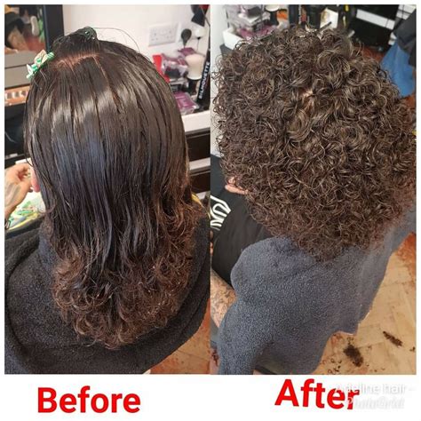 Before And After Poodle Tight Perm Aka White Woman Afro Permed