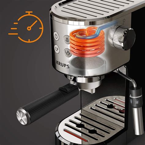 Cafetera Espresso Virtuoso Steam And Pump Xp444c10ba0 Krups Kitchen Center