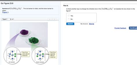 Solved Isomers Of Co NH 3 4 Cl 2 The Cis Isomer Is Chegg Com