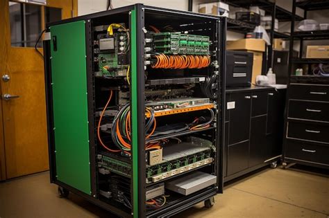 Premium Photo Server Rack With Redundant Power Supplies