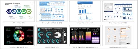 Explore The Infographics Gallery In Arcgis Business Analyst