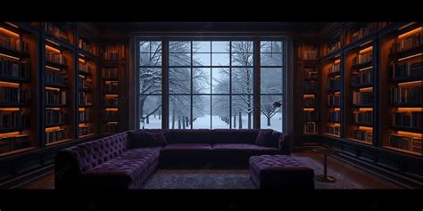 Purple Lighting Library Background Images Hd Pictures And Wallpaper
