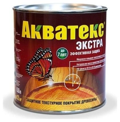 Купить Пропитка АКВАТЕКС Экстра дуб 0.8 л в Алматы – Магазин на Kaspi.kz