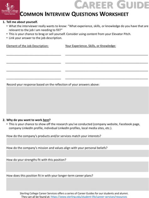 FREE 15 Interview Worksheet Templates In PDF MS Word