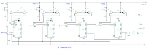 Digital Combination Lock Circuit Control Circuit Circuit Diagram SeekIC Com