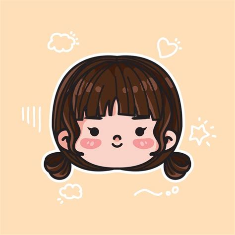 Premium Vector Beautiful Cute Girl Vector Illustration