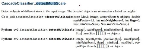 opencv detectmultiscale 参数调节 csdn博客