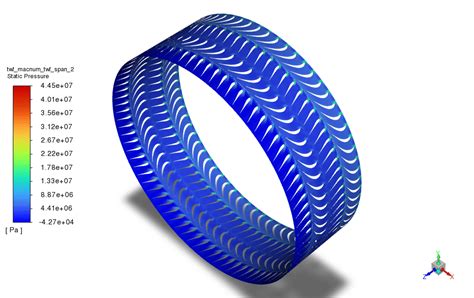 Multi Stage Axial Compressor Cfd Simulation Mr Cfd