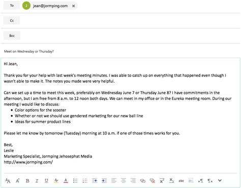 Writing Excellent Business Emails Part 2 Of 3 The Body Julia