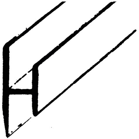 Profil Dassemblage Plat Blanc