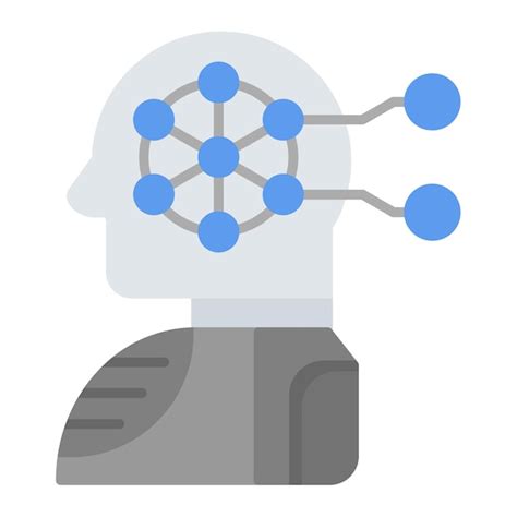 Premium Vector Machine Learning Flat Illustration