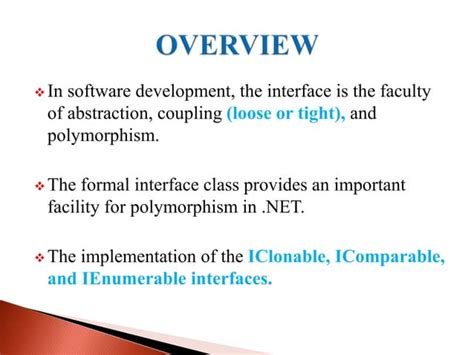 Polymorphism And Interface In