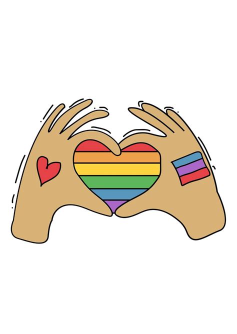 Pride Month Color Drawing In Eps Illustrator  Psd Png Pdf Svg