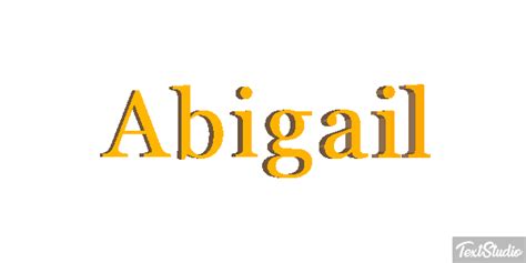 Abigail Name Animated  Logo Designs