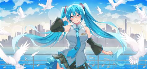 Hatsune Miku Vocaloid Drawn By Inueao Danbooru