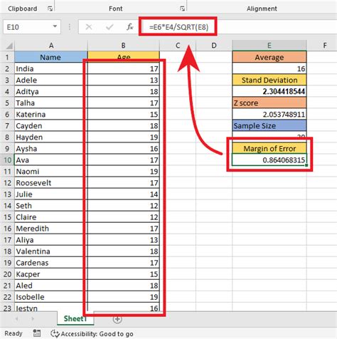 Excel Tips And Tricks How To Calculate Margin Of Error With Ease