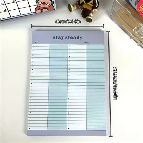 간단한 받아쓰기 영어 단어 책 집에서 만든 작은 빨간 책 B5 스티커 메모 책 작은 신선한 계획 책 Temu Republic