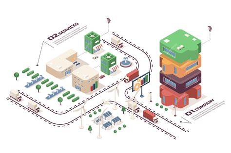 Premium Vector Development Company Concept 3d Isometric Web Infographic Workflow Process
