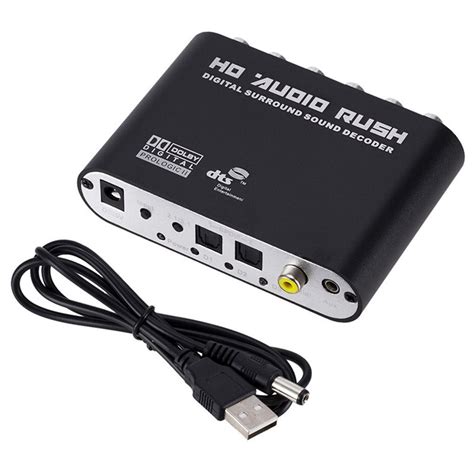 Digital 5 1 Audio Decoder Dolby Dts Ac 3 Optical T Vicedeal