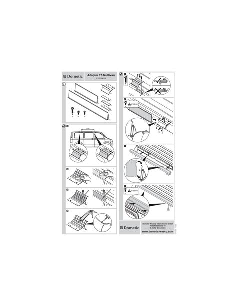 Adapter Pw Dometic Vw T5 T6 Multivan 2 Piezas