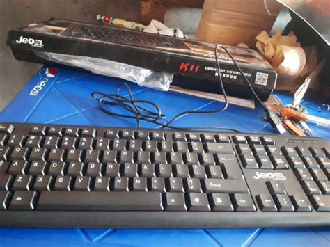 Jedel K11 Wired Usb Desktop Spill Resistant Keyboard Shopee Philippines