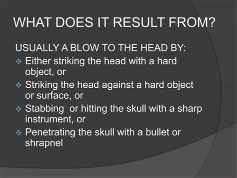 A Simple Classification Of Skull Fractures Pptx