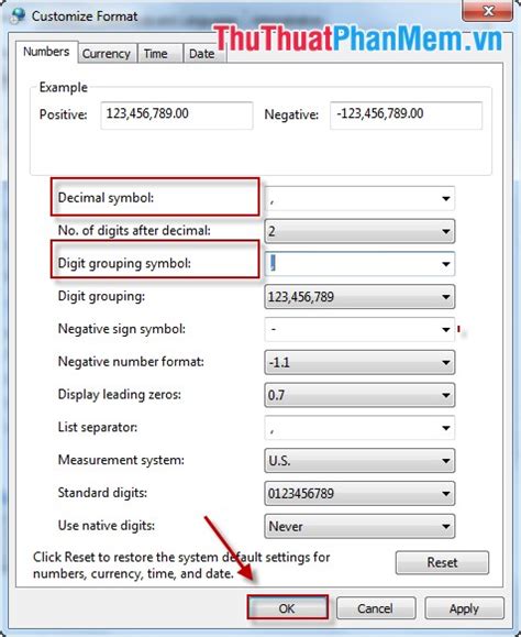 How To Convert Dots To Commas In Excel On Windows 7