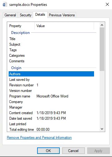 How To Control Your Microsoft Office Metadata