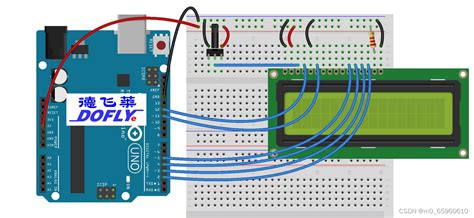 Arduino2688点阵显示液晶对比度实验