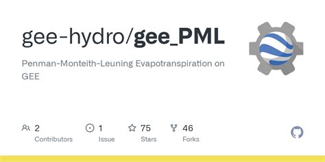 Github Gee Hydrogeepml Penman Monteith Leuning Evapotranspiration