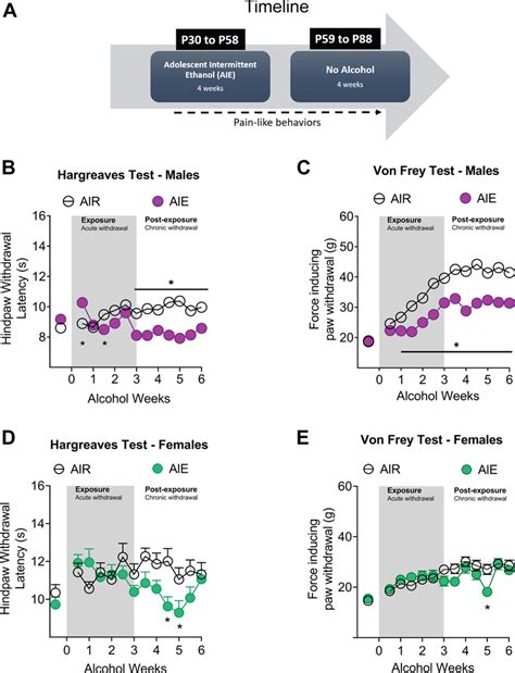 Adolescent Alcohol Exposure Produces Sex Specific Long Term