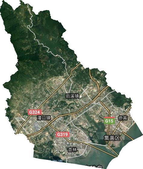 集美区高清电子地图