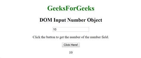 Html Dom Input Number用法及代码示例 纯净天空