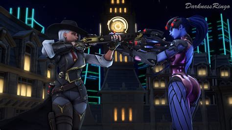 Ashe Vs Widowmaker By Darkness Ringo On Deviantart