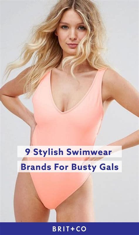 9 Stylish Swimwear Brands That Cater To Busty Gals Swimwear Swimwear Brands Stylish Swimwear