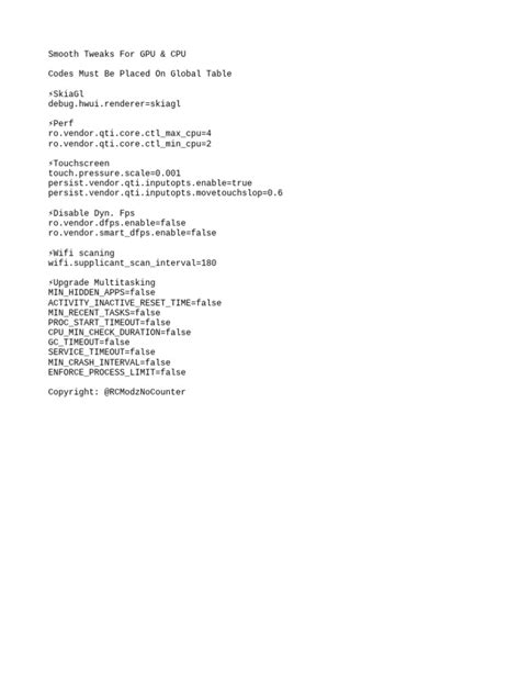 gpu cpu optimize global table pdf